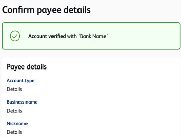 Confirmation of Payee | Business Banking | The Co-operative Bank