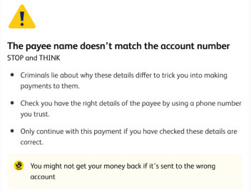 Confirmation of Payee | Business Banking | The Co-operative Bank